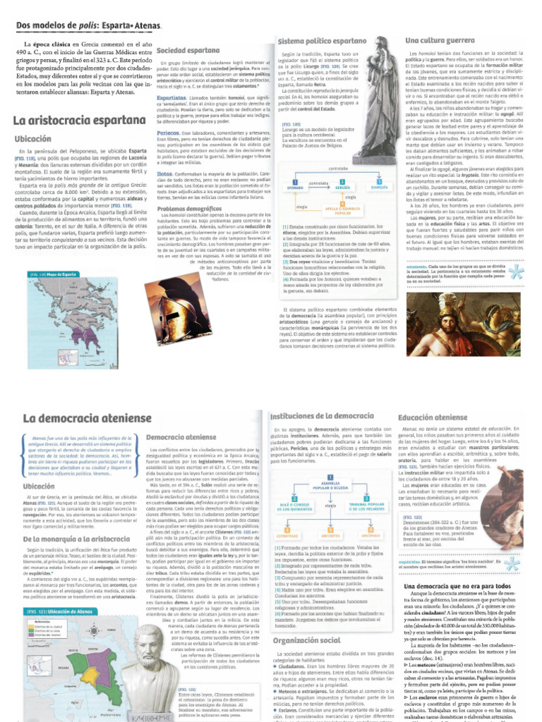 Dos Polis - Esparta y Atena | PDF