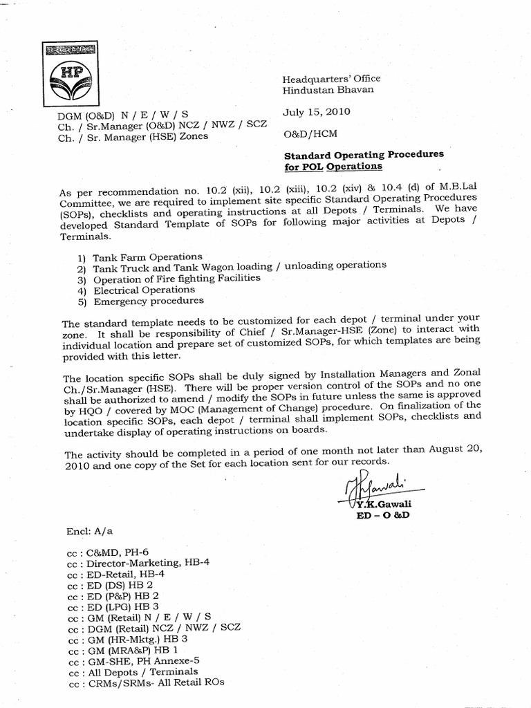 SOP Scan | PDF