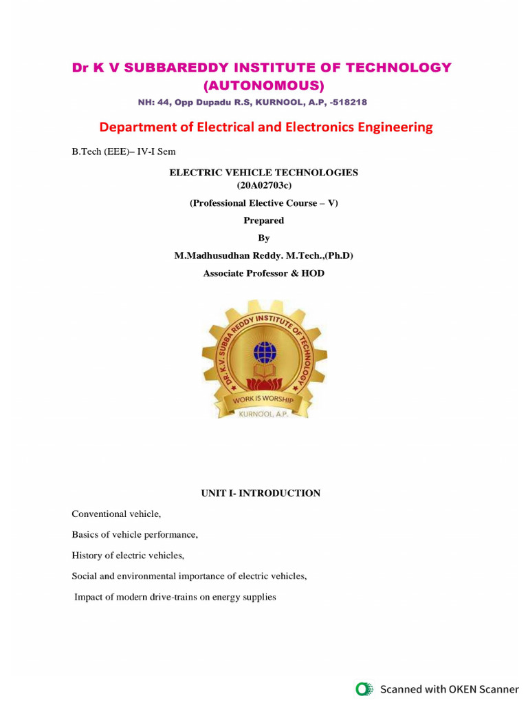 EVT 1,2,3 CHAPTERS | PDF