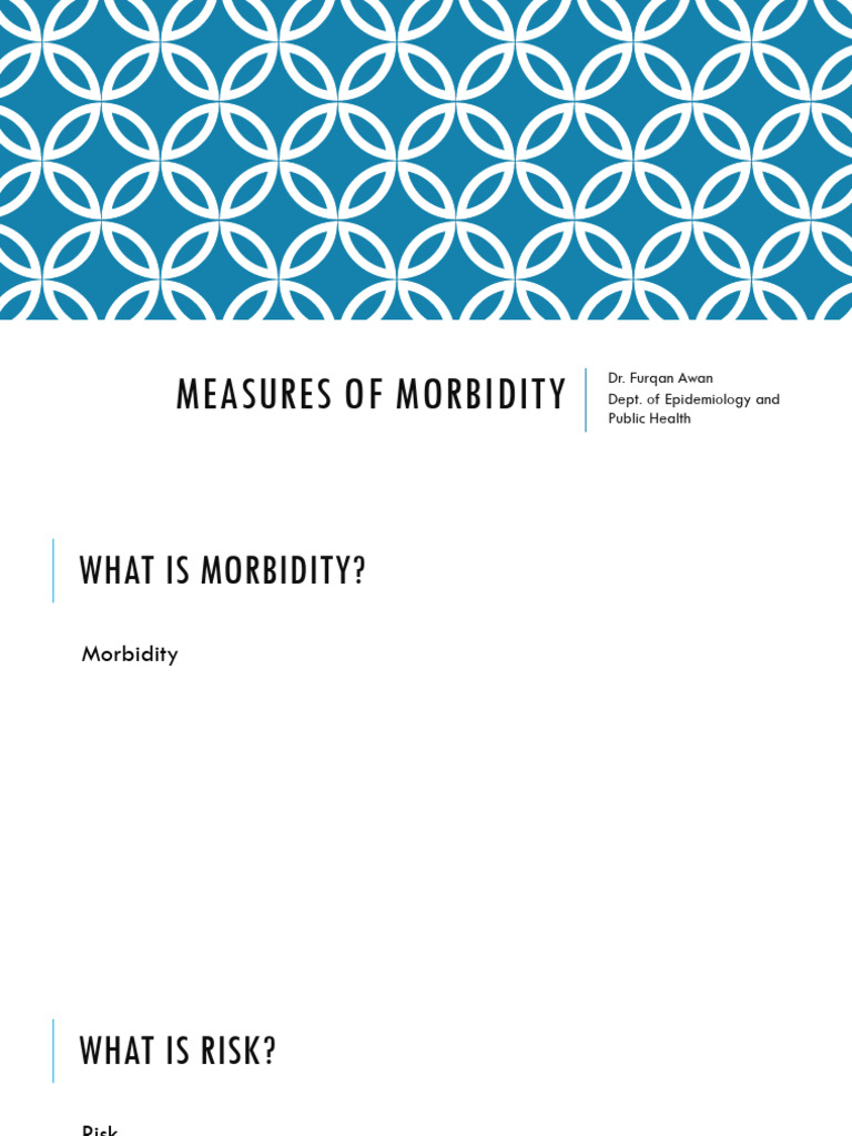 05.measures of Morbidity | PDF | Incidence (Epidemiology) | Prevalence