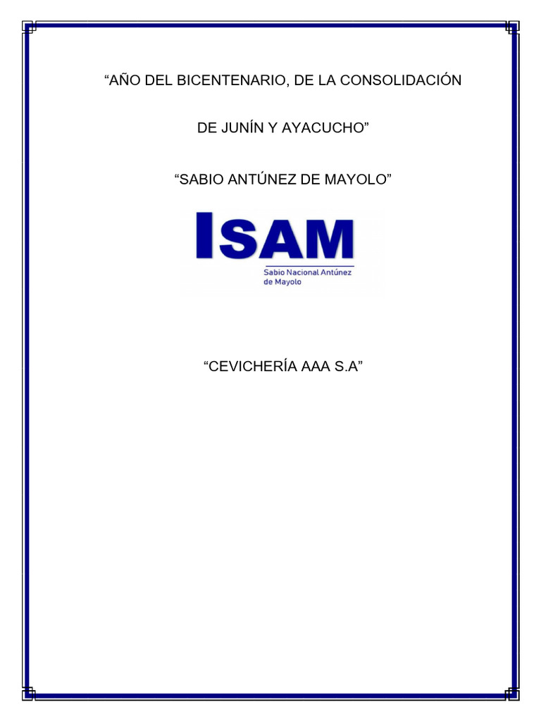 Portada Isam | PDF