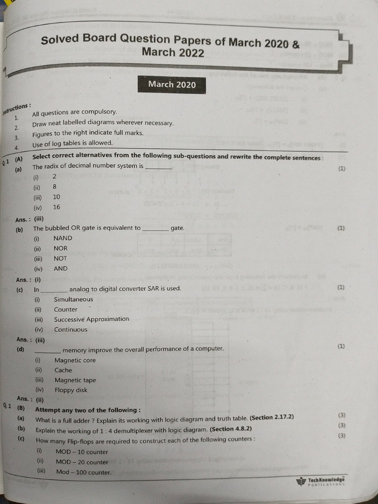 2020 and 2022 Question Paper | PDF