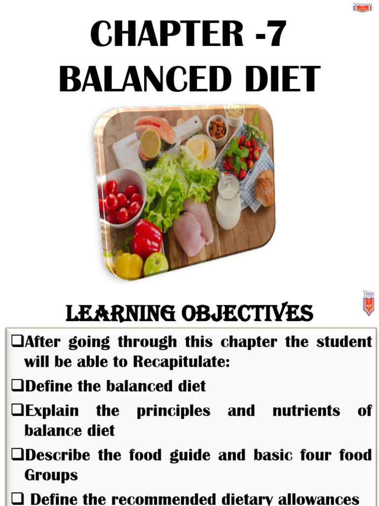 Nutrition Chapter 7 Balanced Diet | PDF | Diet (Nutrition) | Diet ...