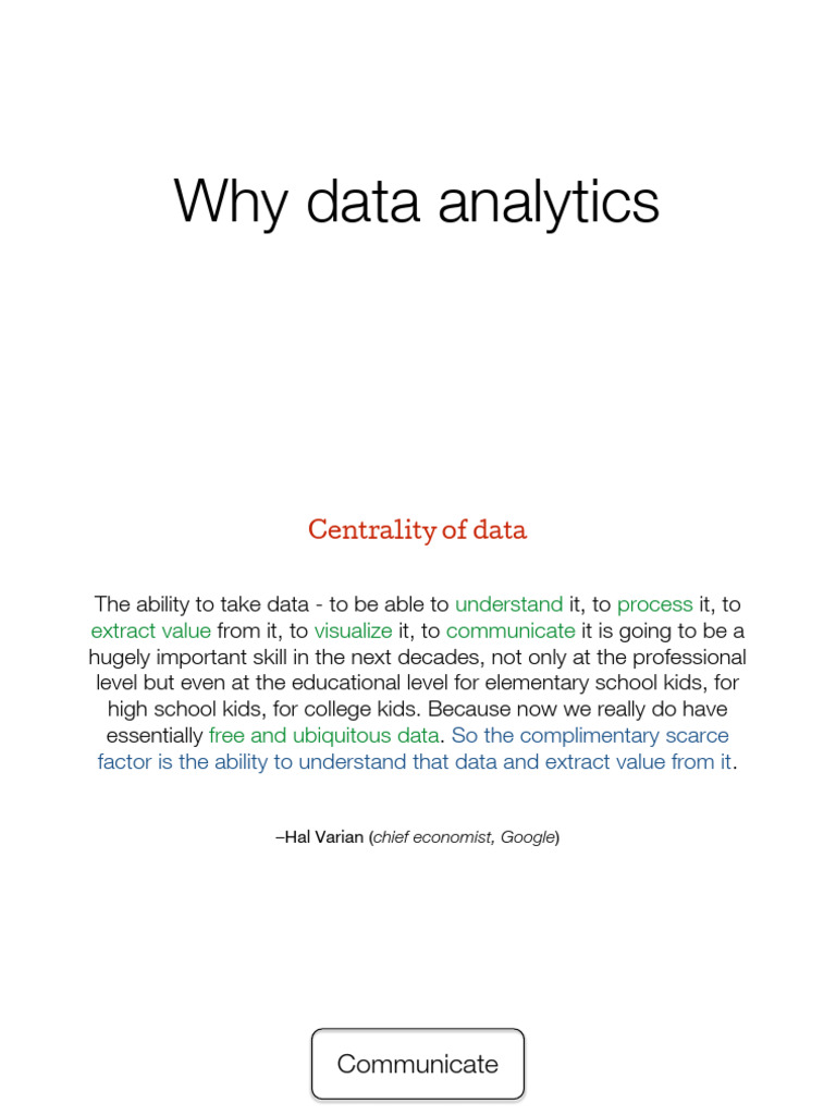Introduction To Data Analytics | PDF | Data | Data Analysis