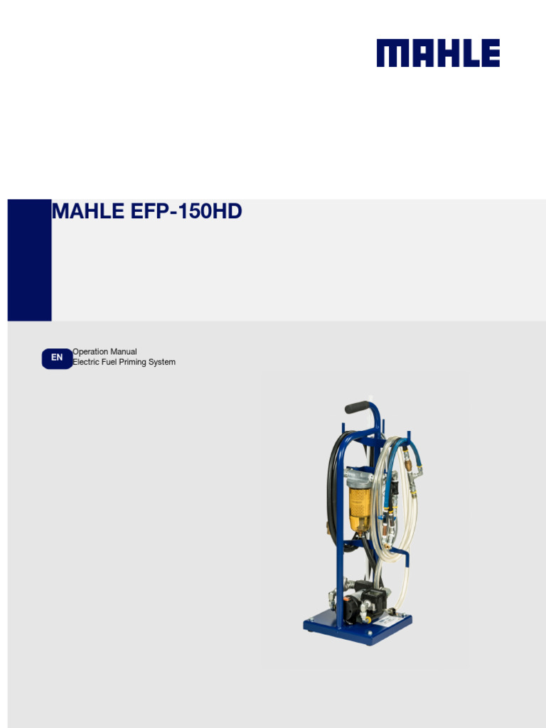efp-150hd_usermanual | PDF | Pump | Engines