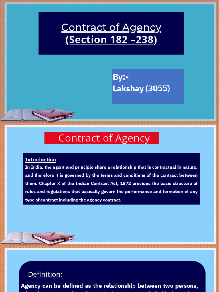 Contract of Agency (Section 182 - 238) - 20241215 - 004825 - 0000 | PDF ...