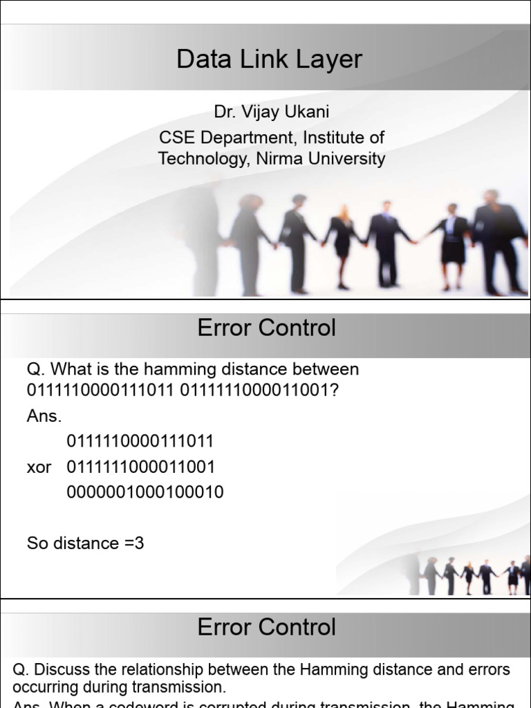 CN Numericals Data Link Layer | PDF | Error Detection And Correction | Transmission Control Protocol