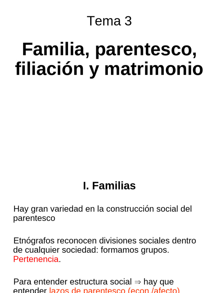 Estructuras Familiares y Parentesco | PDF | Familia | Matrimonio