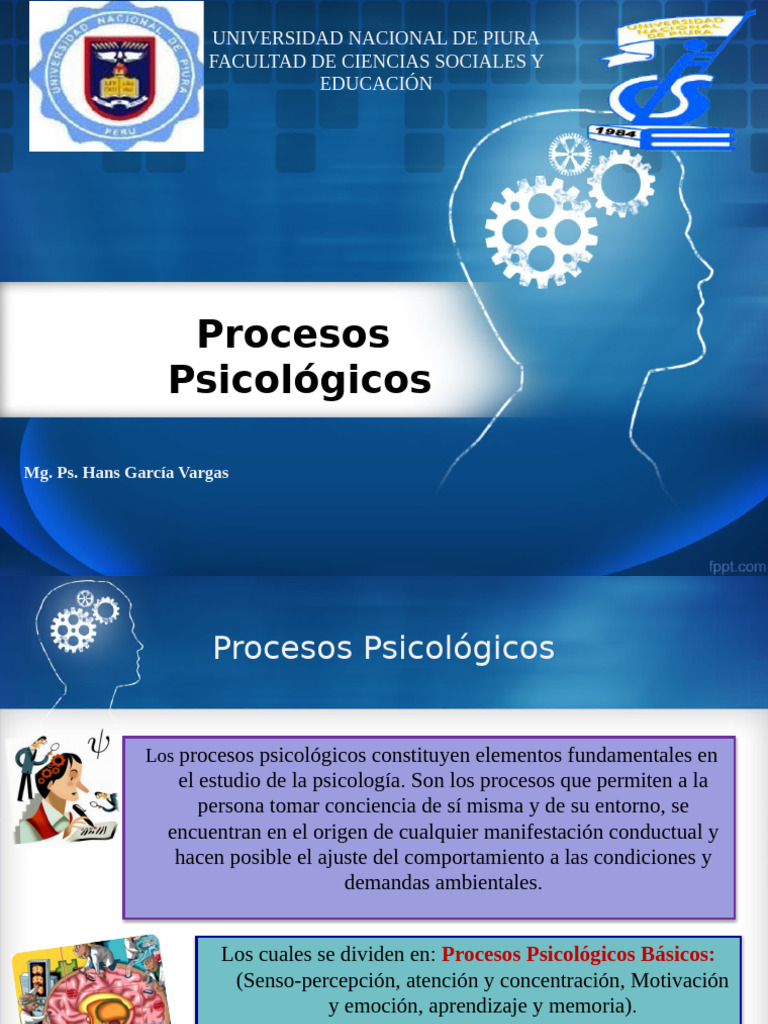 Procesos Psicologicos | PDF | Pensamiento | Sicología