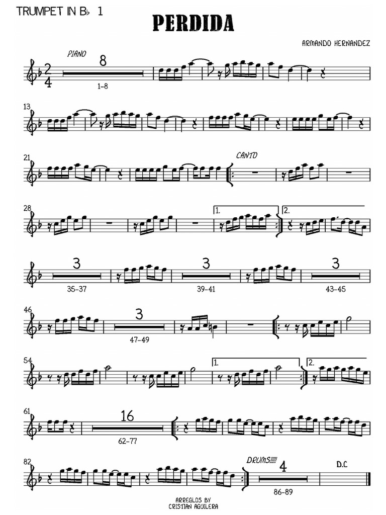 Perdida-Trompeta 1 | PDF