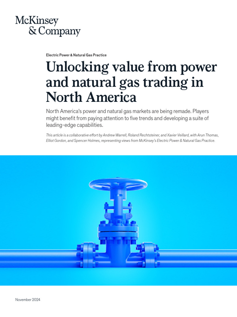 Trends in North American Gas Trading | PDF | Hedge (Finance ...