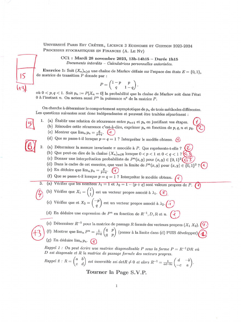 CC1 2023 - Correction-1-2 | PDF