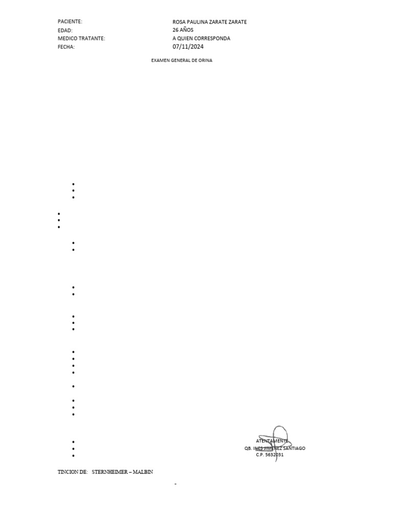 Filamento Mucoide en Examen de Orina | PDF | Sistema urinario | Orina