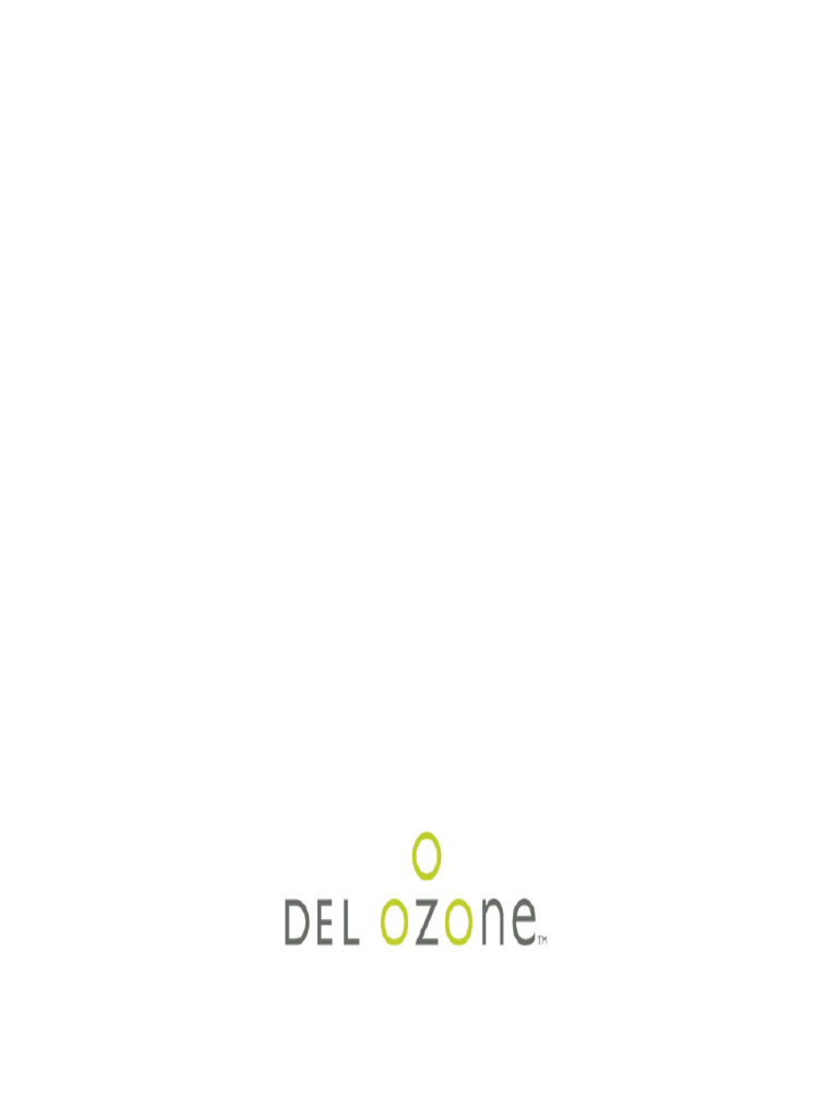 Del Ozone Spa Ozone Technical Training | PDF | Ozone | Ultraviolet