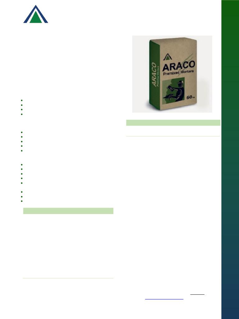 ARACO PLAST HAND | PDF | Plaster | Concrete
