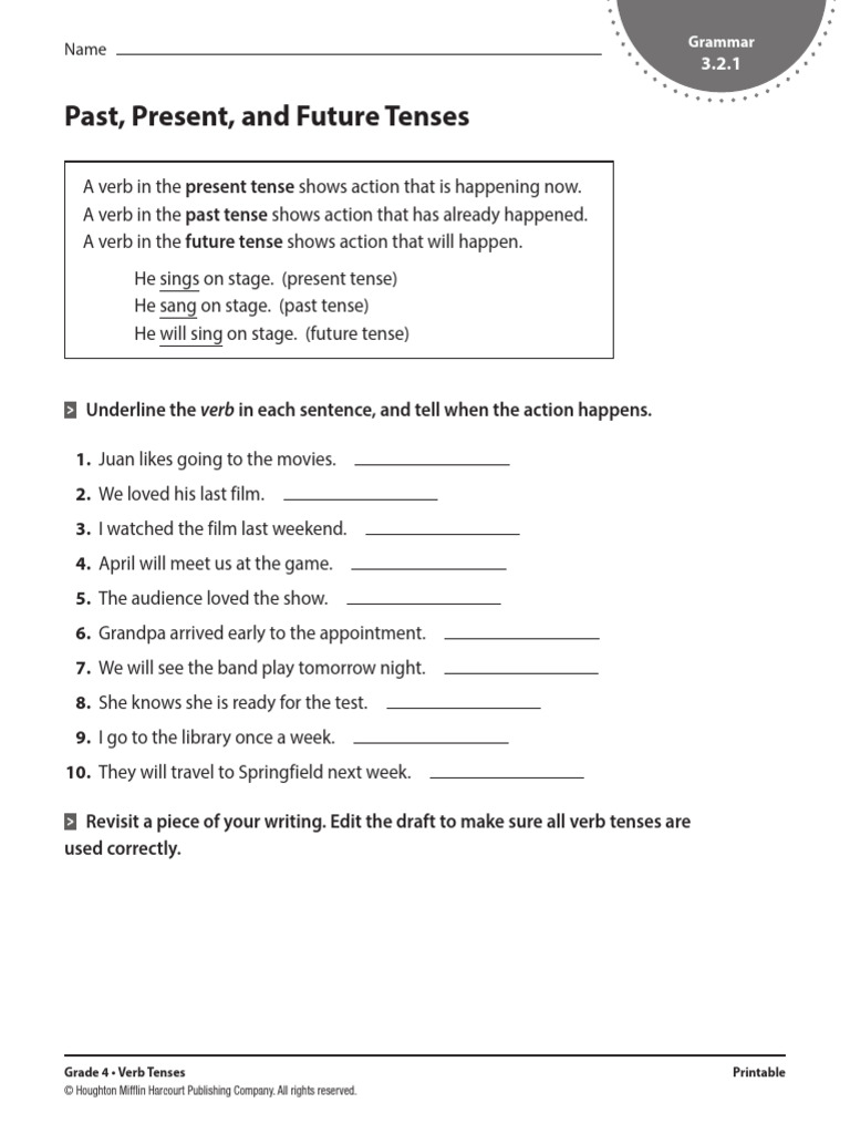 4re Pr Gr Verbtenses | PDF | Grammatical Tense | Verb