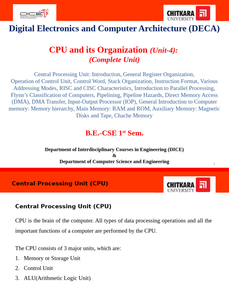 DECA - Unit 4 Complete | PDF | Central Processing Unit | Computer Data ...