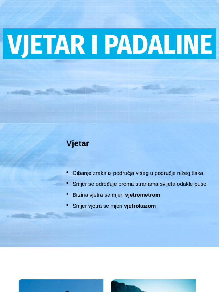 2.3. Vjetar I Padaline | PDF