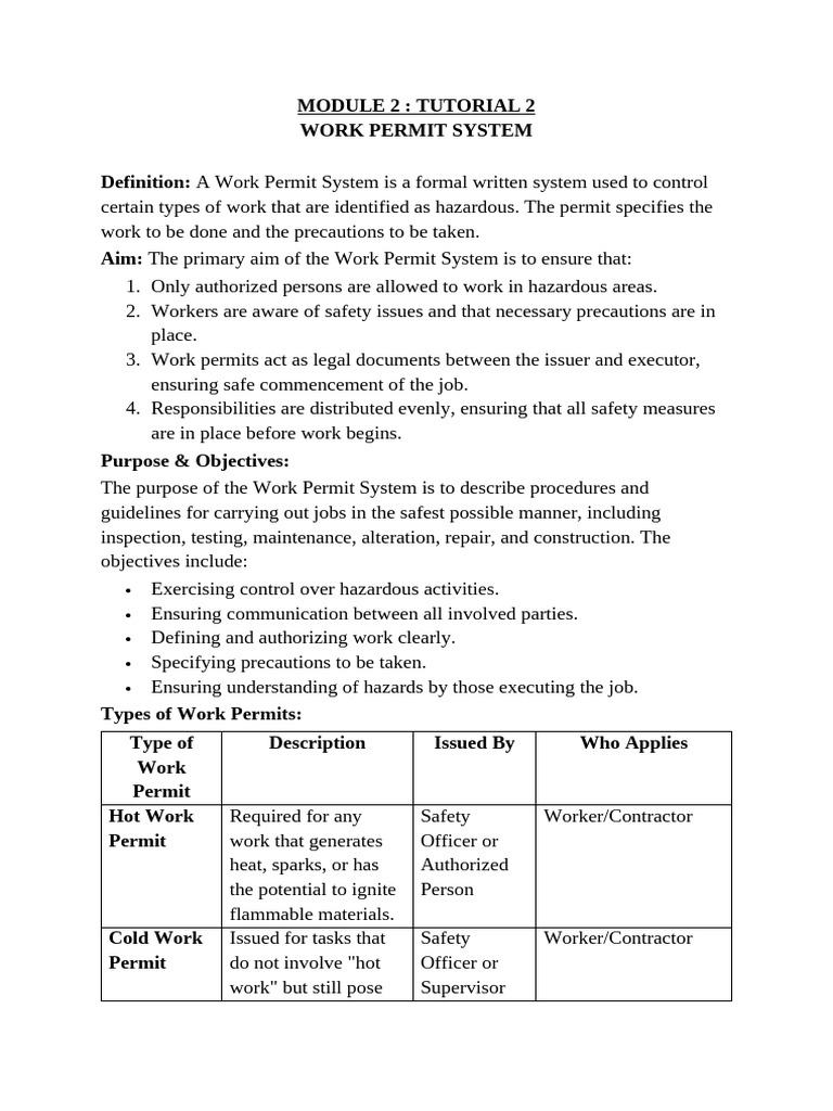 Tutorial 2 _MODULE 2 | PDF | Electrician | Occupational Safety And Health
