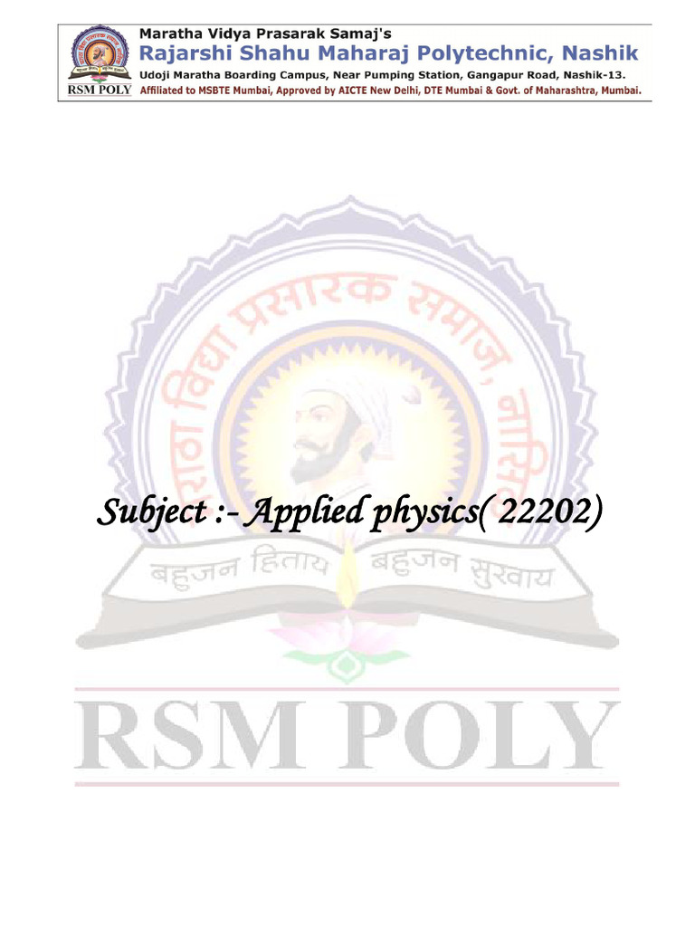 Question Bank Applied Physics 2019 20 Final | PDF | Young's Modulus | Elasticity (Physics)