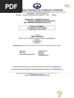 CONTRACTOR'S ALL RISKS - Policy Wording | PDF | Insurance | Indemnity