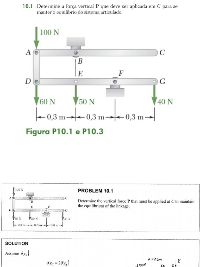01 - Cap10 - Método dos Trabalhos Virtuais | PDF