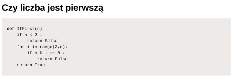 PYTHON ALGORITHM CZY PIERWSZE | PDF