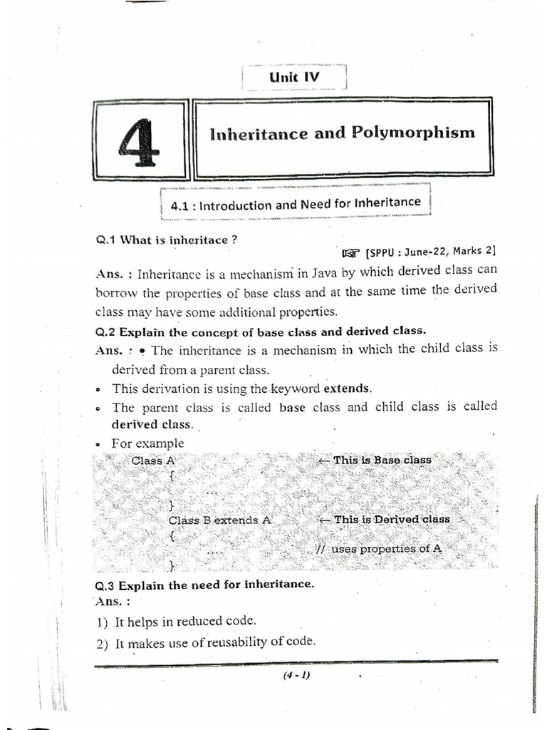 OOP UNIT 4 IT AIMLbranch | PDF