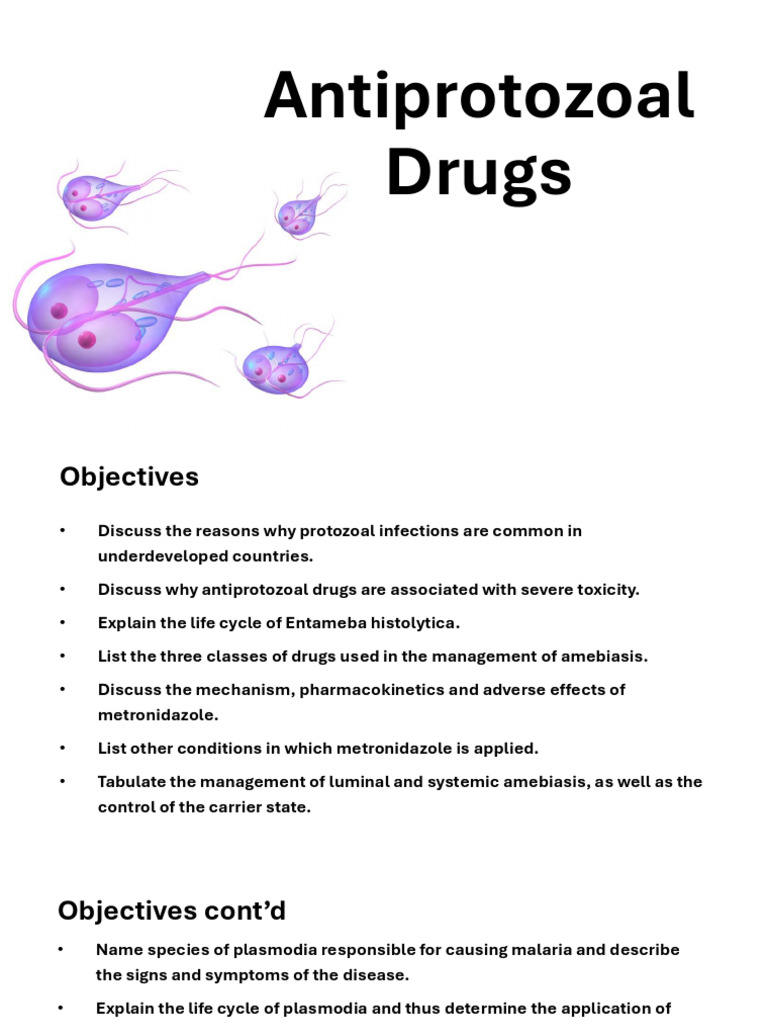 9 Antiprotozoal and Anthelmintic Drugs | PDF | Malaria | Plasmodium