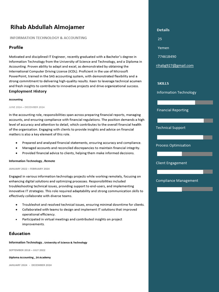 CV5 | PDF | Business