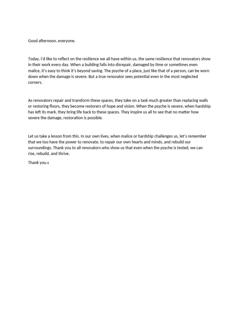 Speech | PDF