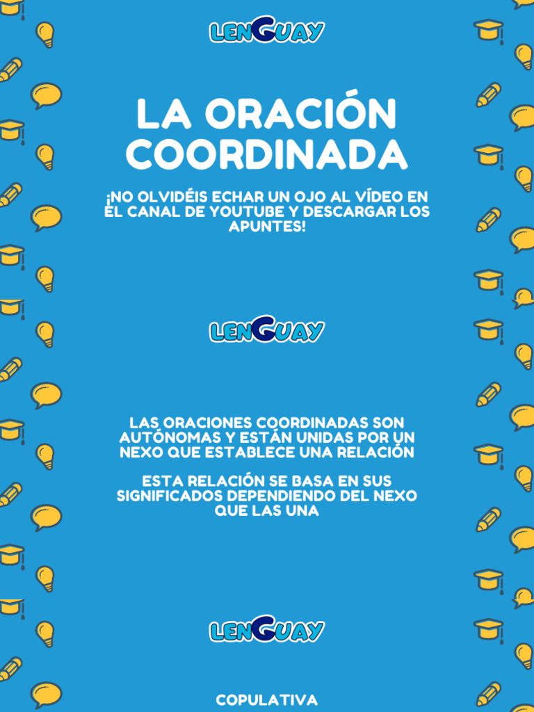LenGuay, la oración coordinada | PDF