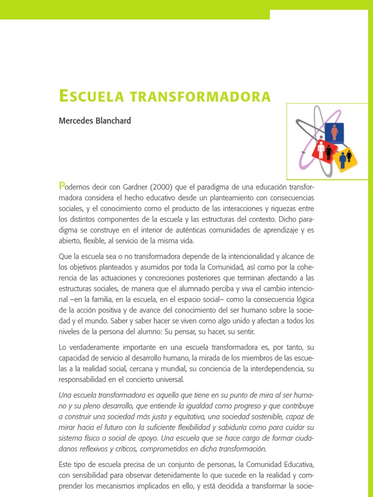 11 Escuela Transformadora Pdf