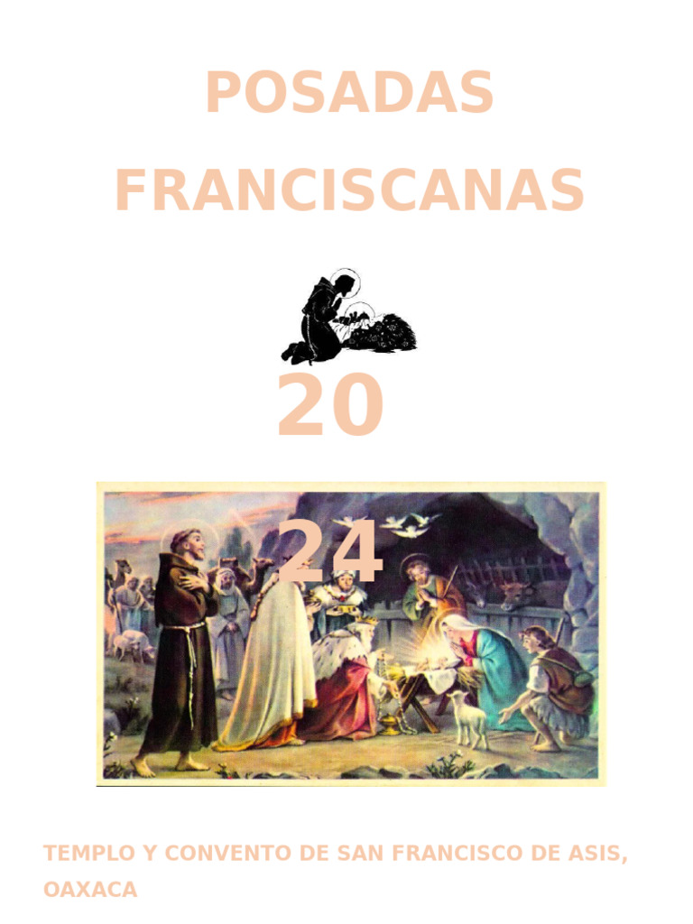 Posadas Franciscanas 2024 | PDF | María, madre de Jesús | orador del Señor