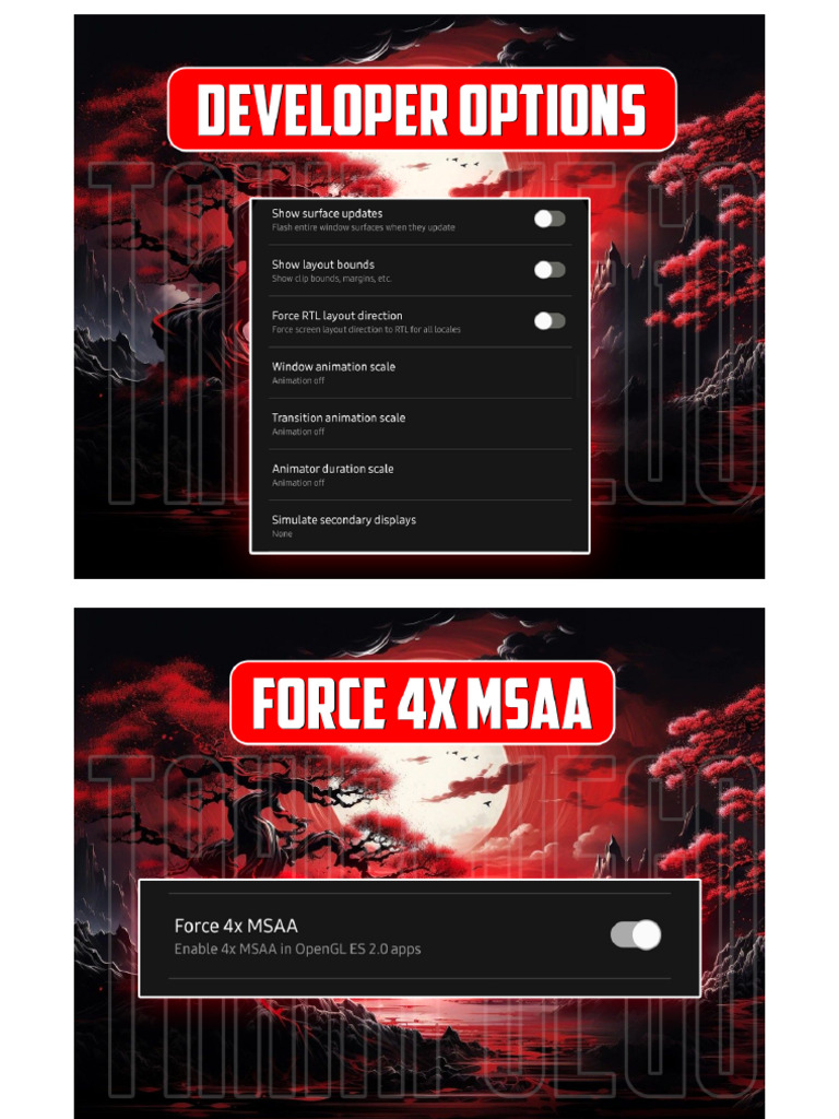 Developer Options | PDF