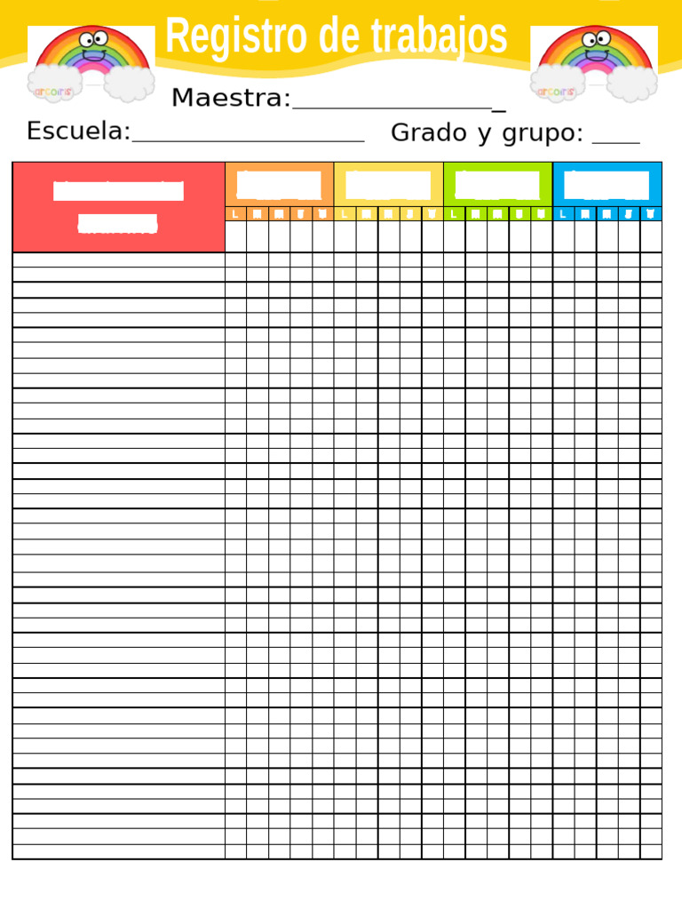 Registro de tareas | PDF