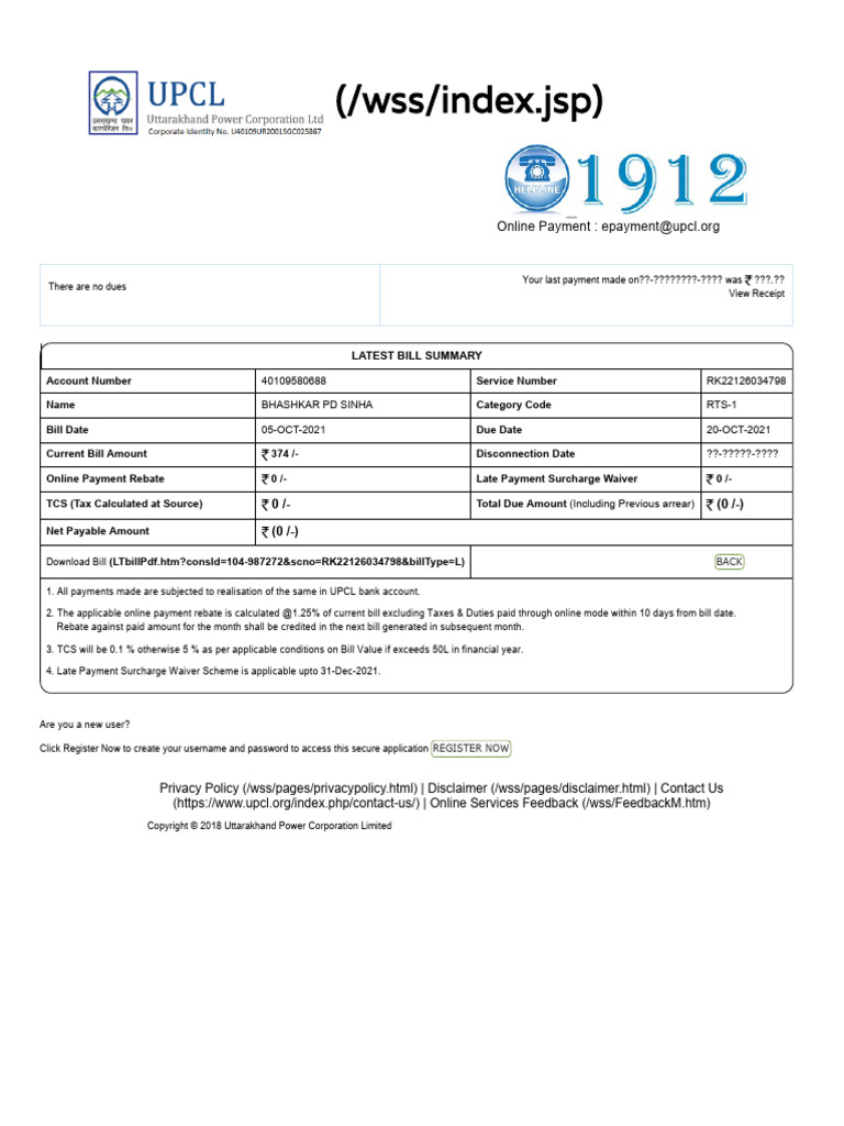 Uttarakhand Power Corporation Limited (UPCL) | PDF | Government ...