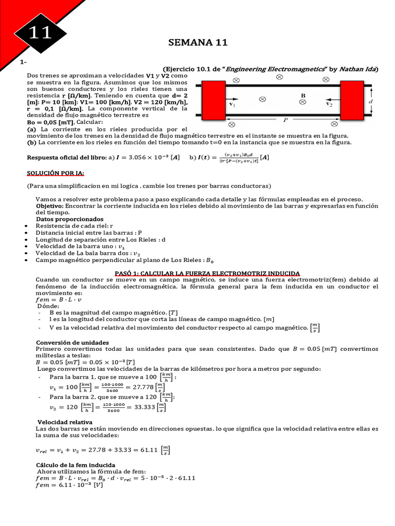 Ejercicio 10-1-2 | PDF | Resistencia Eléctrica y Conductancia | Mecánica