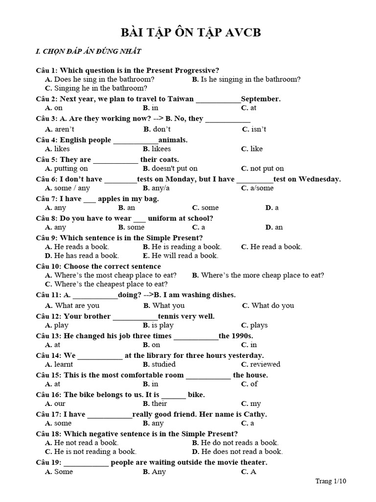 ÔN TẬP AVCB. LE THAO | PDF | Vancouver