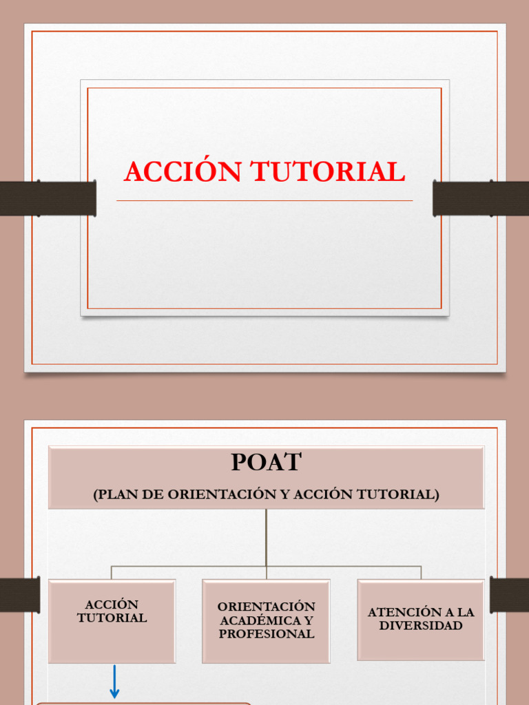 ACCIÓN TUTORIAL | PDF | Maestros | Evaluación
