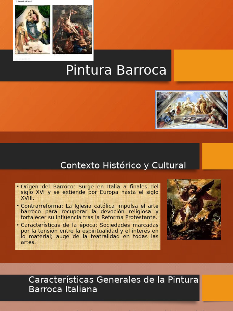 Características de la Pintura Barroca | PDF | Barroco | Clasicismo