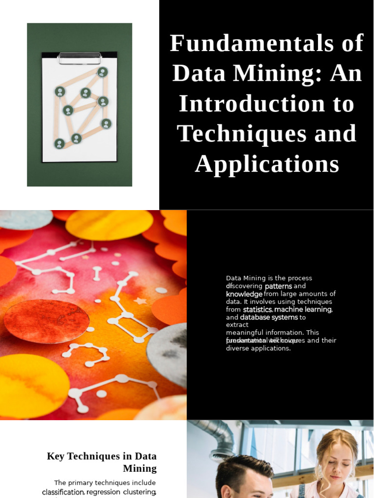 Slidesgo Fundamentals of Data Mining An Introduction To Techniques and Applications ...