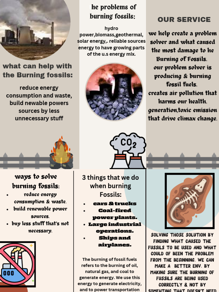 Brochure. Burning Fossils. Willhite | PDF | Combustion | Physical ...