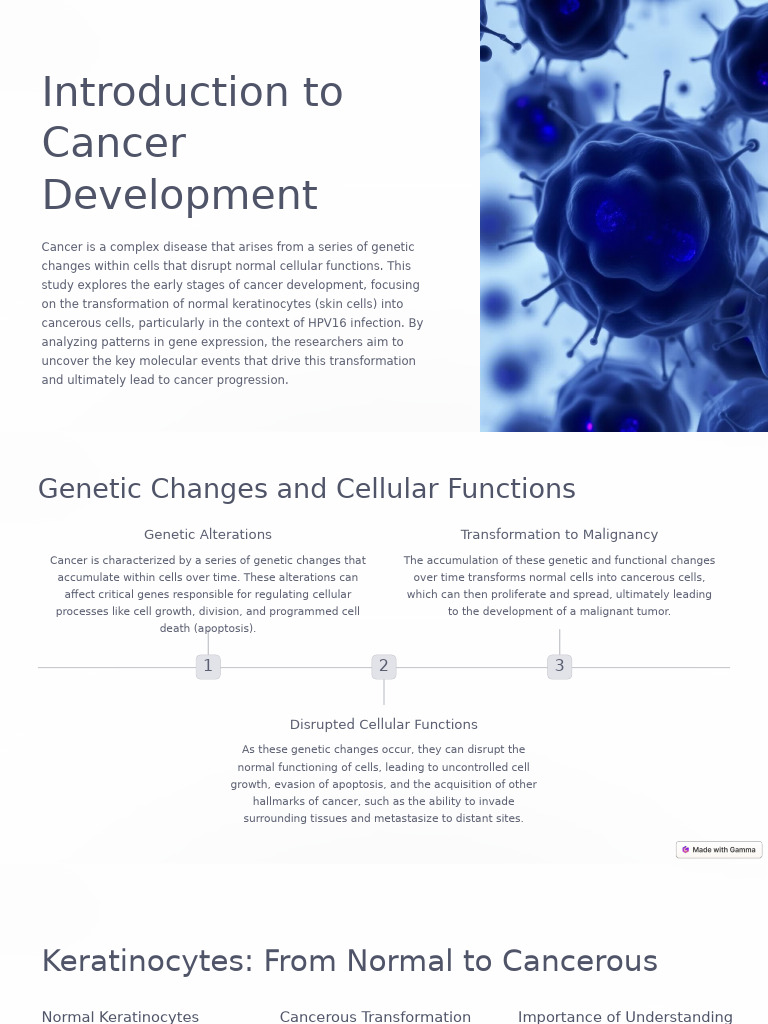Introduction to Cancer Development (1) | PDF | Cancer | Molecular Biology