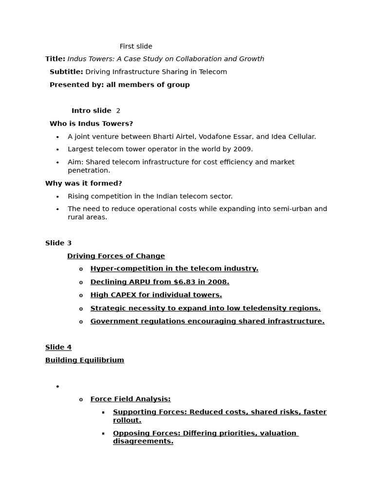 indus ppt slides info | PDF | Business | Economies