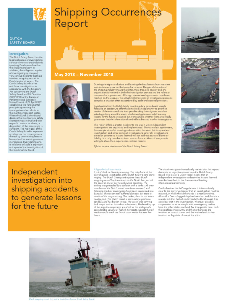 Shipping Occurrences Report May Nov 2018 | PDF | Shipping
