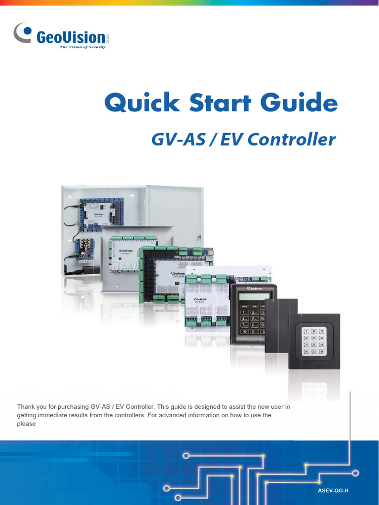 GV-ASEV Controller Quick Guide | PDF | Ip Address | Input/Output