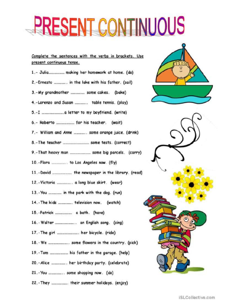 2. Present continuous | PDF