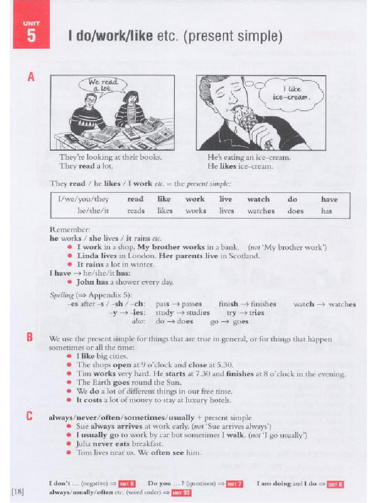 Present Simple | PDF