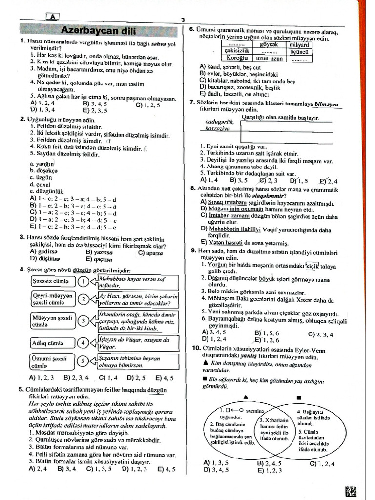 DİM 19.12.21 Qəbul 3-Cu Qrup Blok | PDF